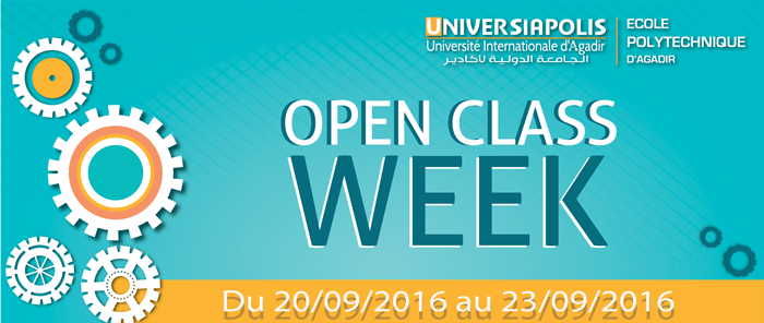Open Class Week - Ecole Polytechnique d'Agadir